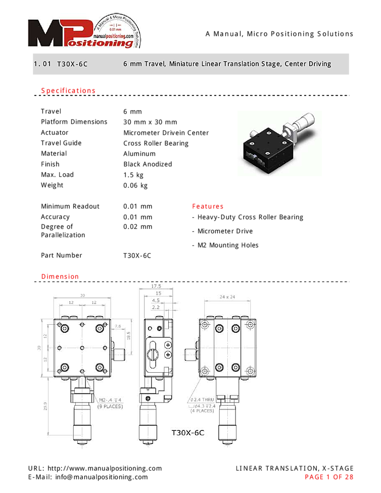 Manual Linear Stages, Shop ALL LEADING BRANDS