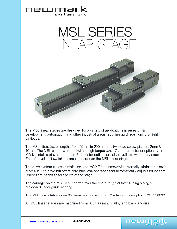 Lab Motion Controllers | Newmark Systems