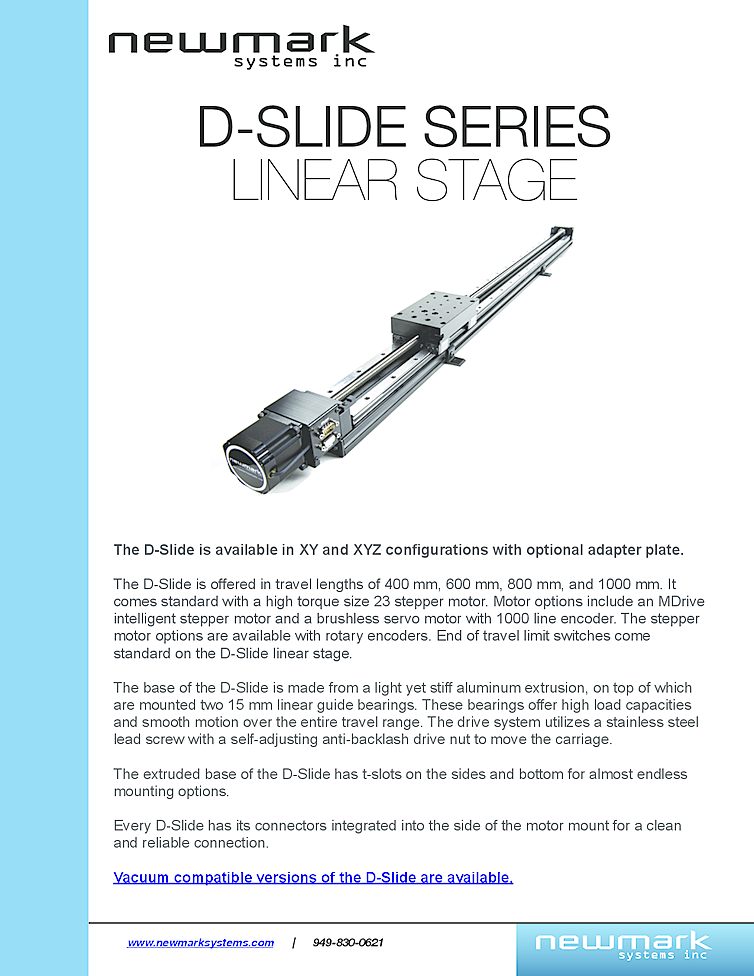 Lab Motion Controllers | Newmark Systems