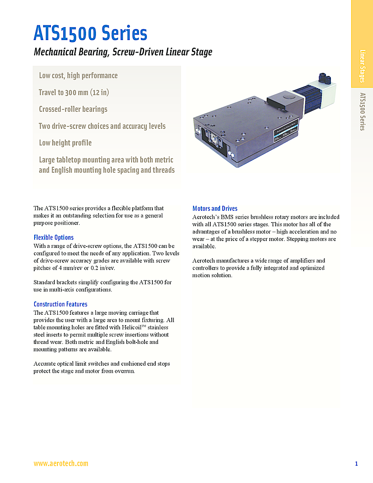 Lab Motion Controllers | Aerotech