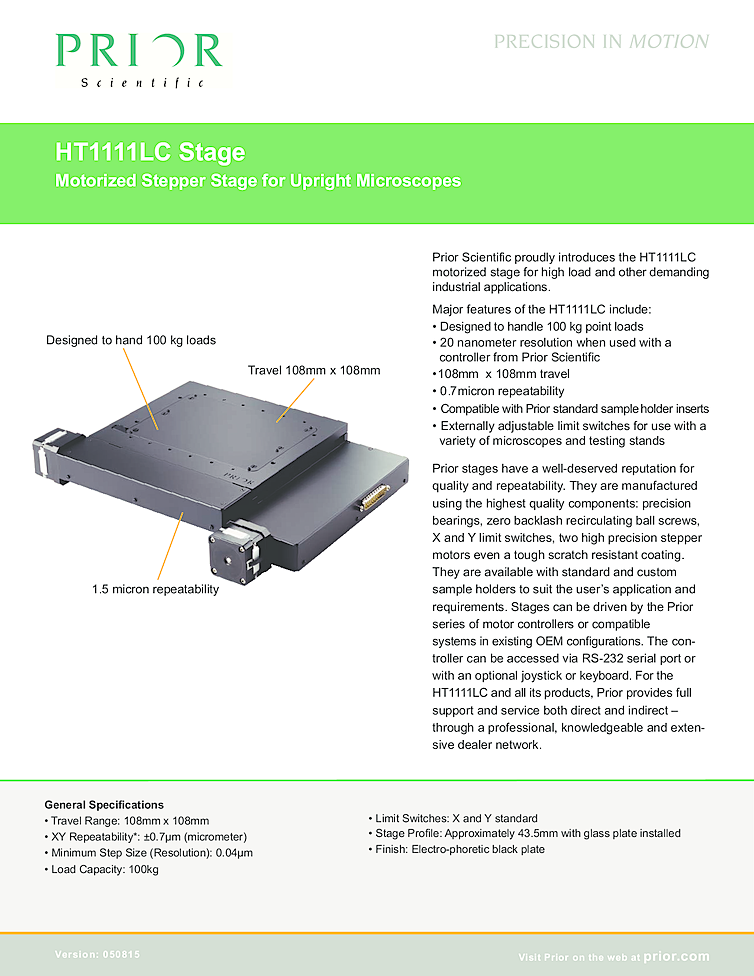 Compare ALL THE BRANDS, Motorized XY Linear Stages