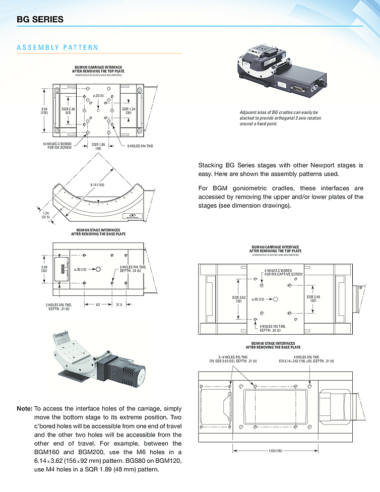 Precision Motorized Goniometer Stage 30 degree from Newport