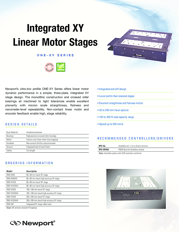 Motorized XY Stages, XYZ & Z Stages on LabMotionControllers.com