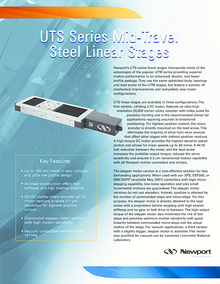 SHOP Motorized Linear Stages, All of the TOP BRANDS