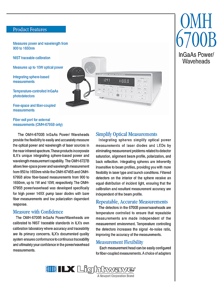 Laser Power Sensor Products