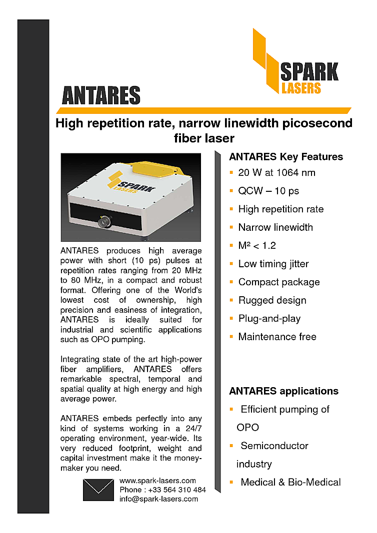 Solid State & Fiber Lasers | Spark Lasers