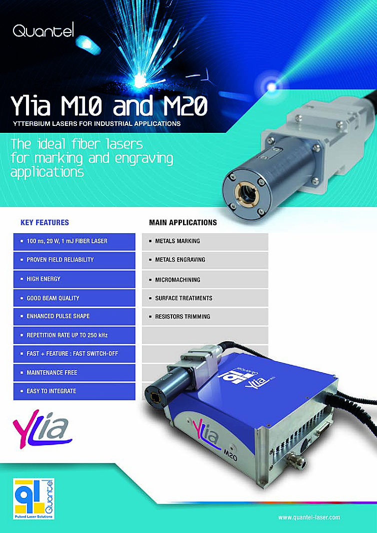 1064nm, 1mJ Nanosecond Laser from Quantel Laser