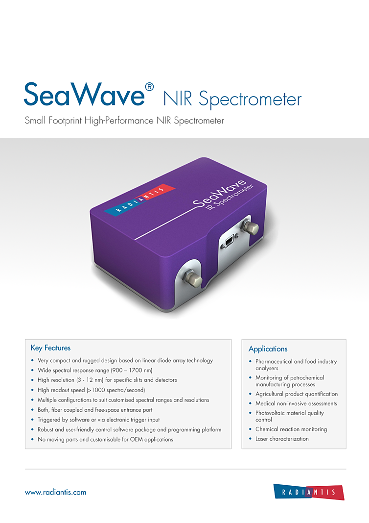 NIR Spectrometers, Near Infrared Spectroscopy