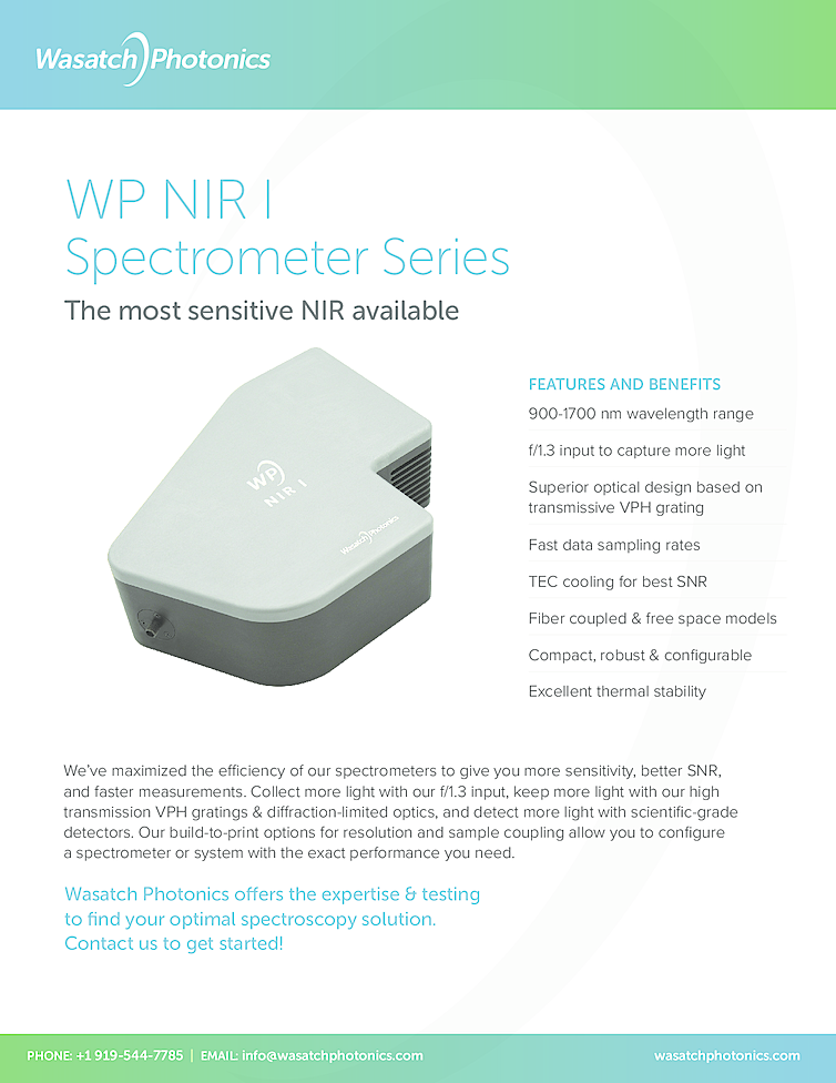 NIR Spectrometers, Near Infrared Spectroscopy
